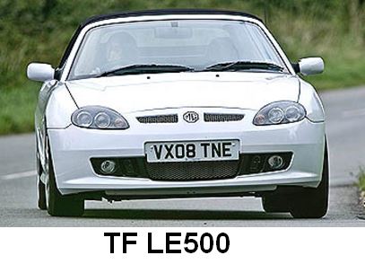 MG modernes / Section F et TF - MG Club De France